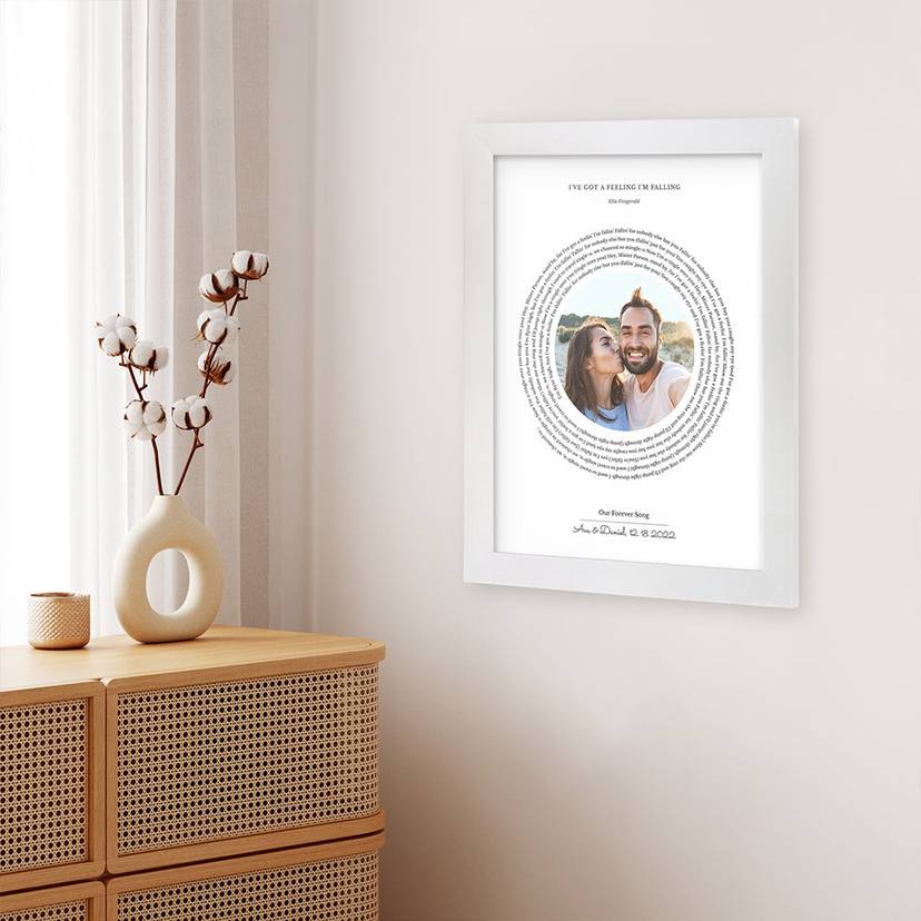 Our Special Song with Picture Custom Print | Lime & Lou