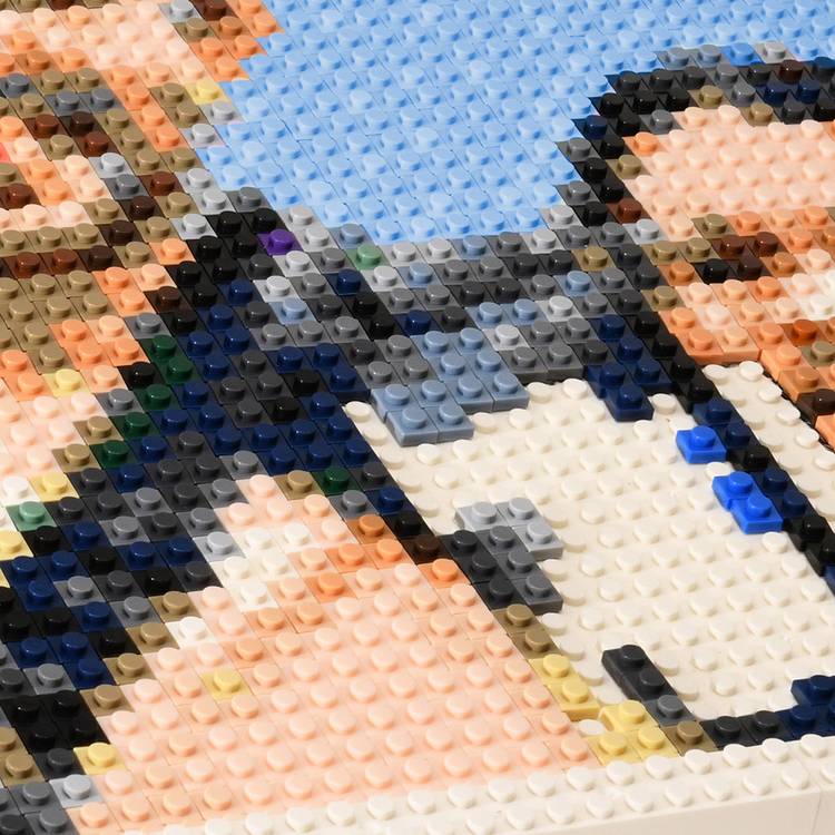 Pixel Grid - Custom Mosaic Brick Art | Lime & Lou