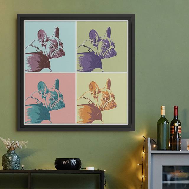 Furry Faces - Pop Art Custom Canvas - Lime And Lou
