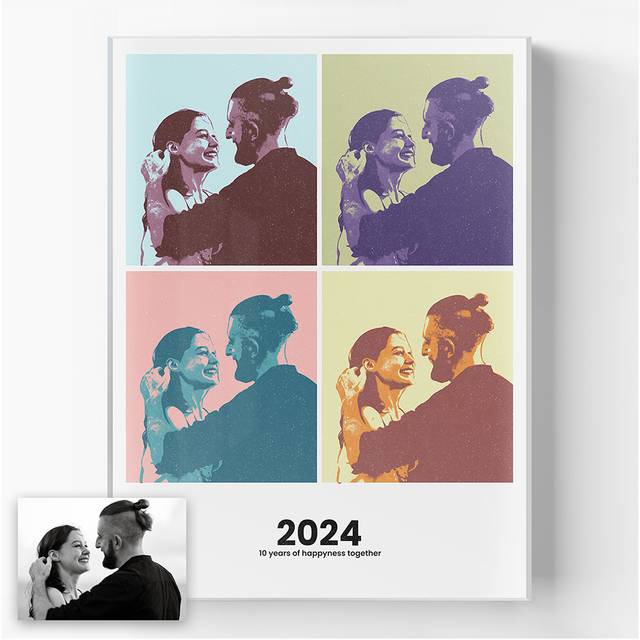 Rainbow Memory - Custom Pop Art Acrylic | Lime & Lou