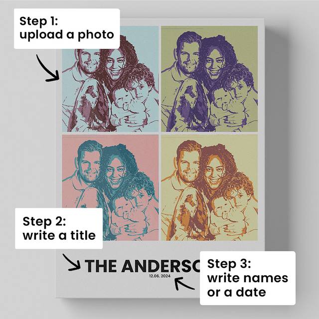 Rainbow Memory - Custom Pop Art Metal | Lime & Lou