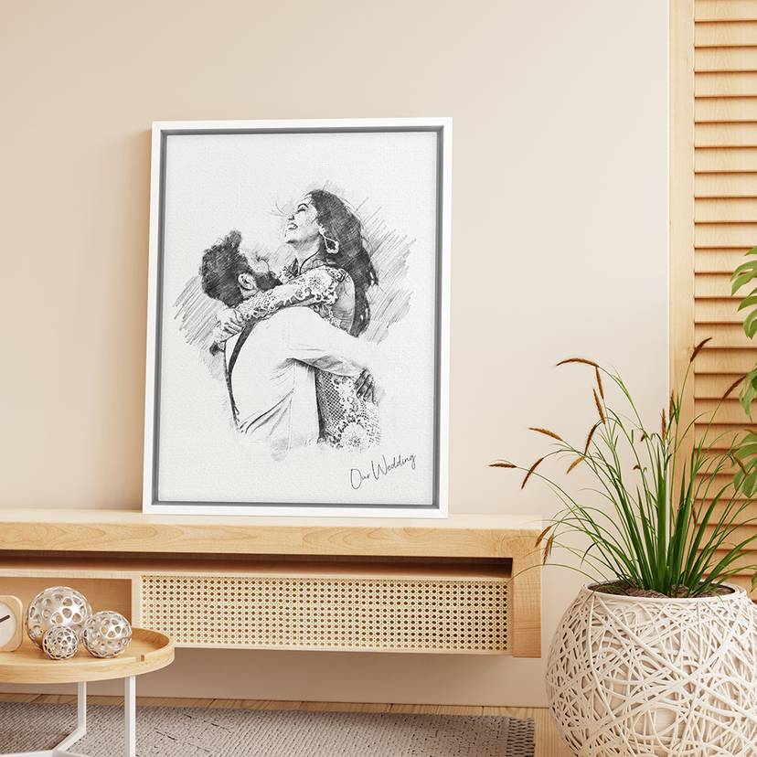 Sketching Memories - Vertical Canvas | Lime & Lou