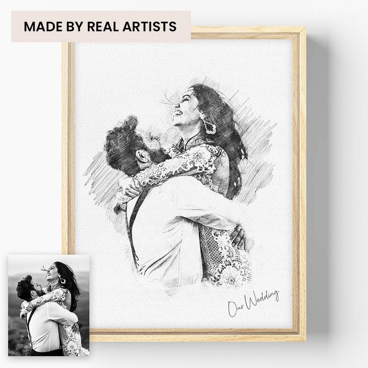 Sketching Memories - Vertical Canvas - Lime And Lou