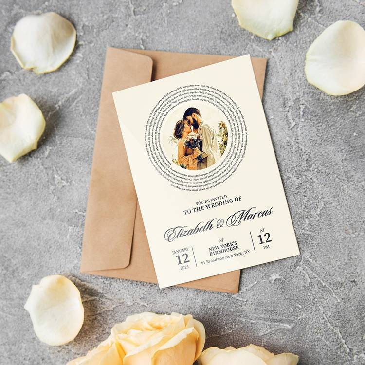 Song of Us - Custom Wedding Invitations | Lime & Lou