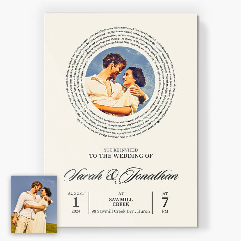 Song of Us - Custom Wedding Invitations | Lime & Lou