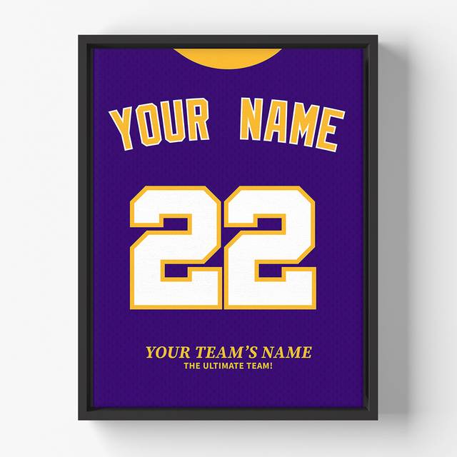 All Star - Custom Sport Jersey Canvas | Lime & Lou