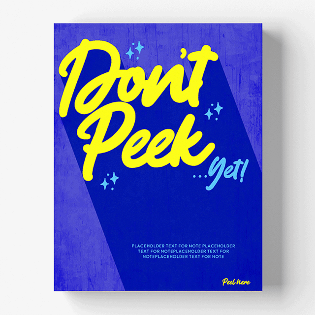The Big Reveal - Custom Peel-to-Reveal Canvas Cover - Lime And Lou