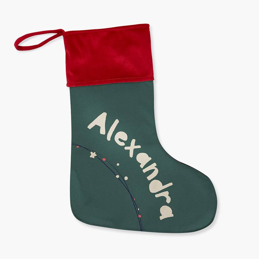 The Cozy Gathering – Custom Christmas Stocking Set of Two - Lime And Lou