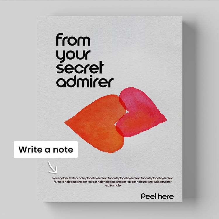 The Love Reveal – Custom Peel-to-Reveal Canvas Cover | Lime & Lou