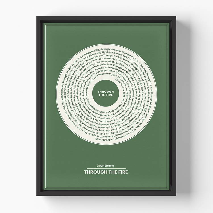 Timeless Track - Custom Canvas Art | Lime & Lou