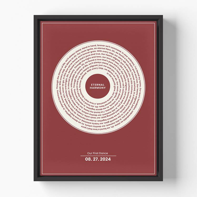 Timeless Track - Custom Canvas Art | Lime & Lou