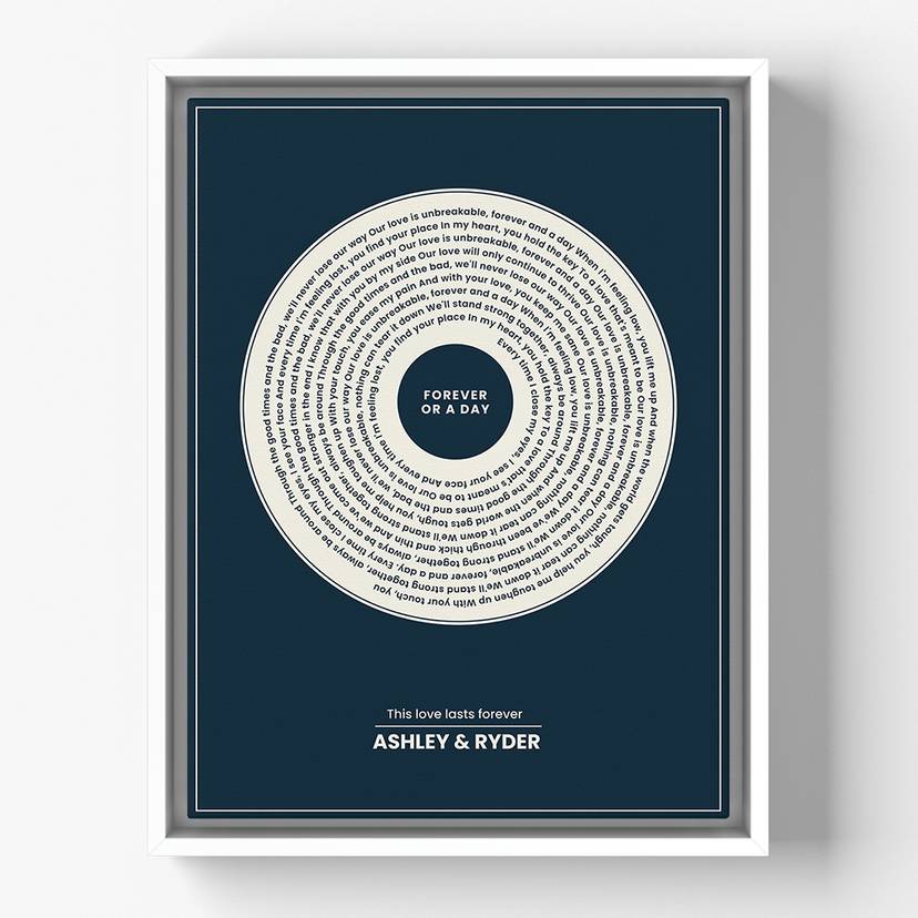 Timeless Track - Custom Canvas Art | Lime & Lou