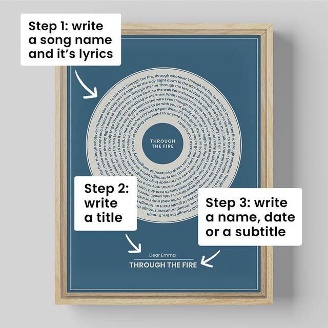 Timeless Track - Custom Canvas Art | Lime & Lou