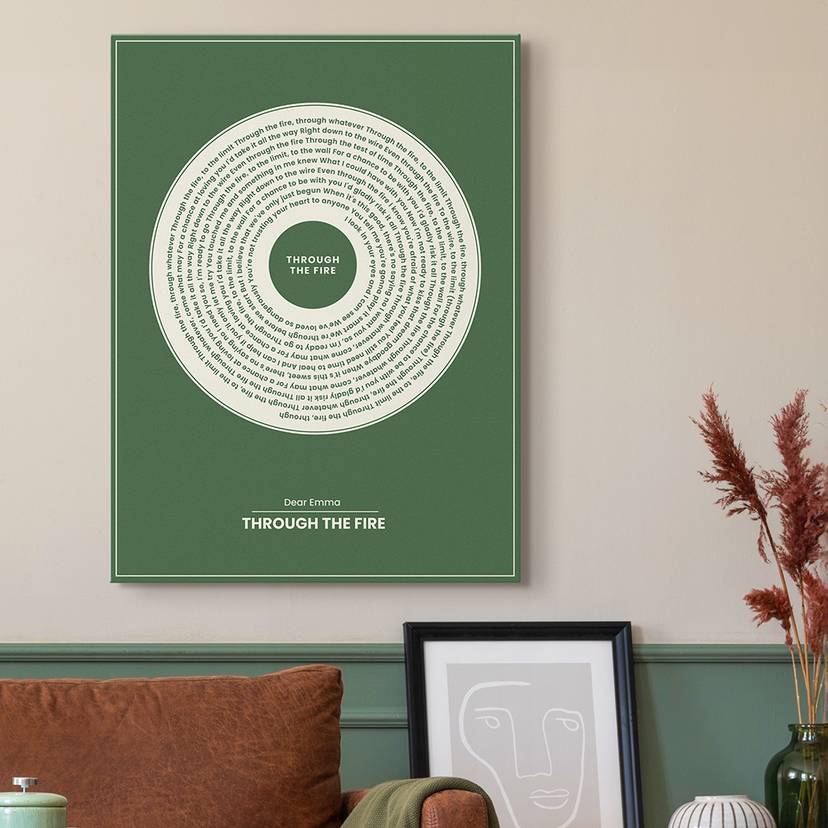Timeless Track - Custom Metal Art - Lime And Lou