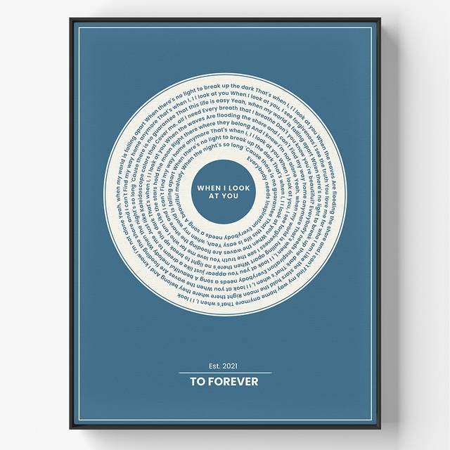 Timeless Track - Extra Large Canvas Edition | Lime & Lou