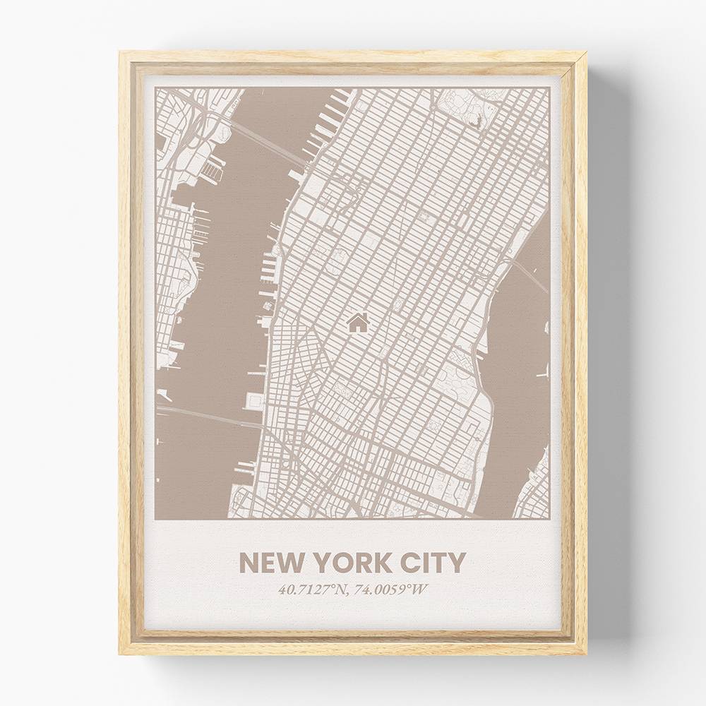 Create your own Custom Map Prints - Lime & Lou