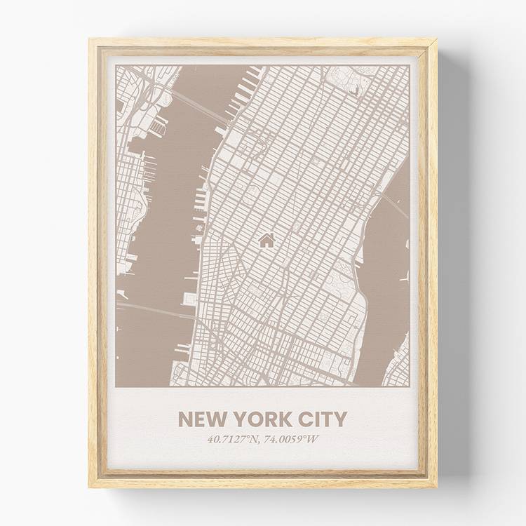 Create your own Custom Map Prints - Lime & Lou