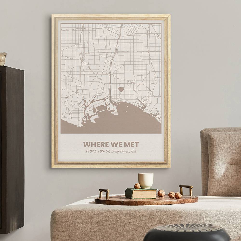 Create your own Custom Map Prints - Lime & Lou