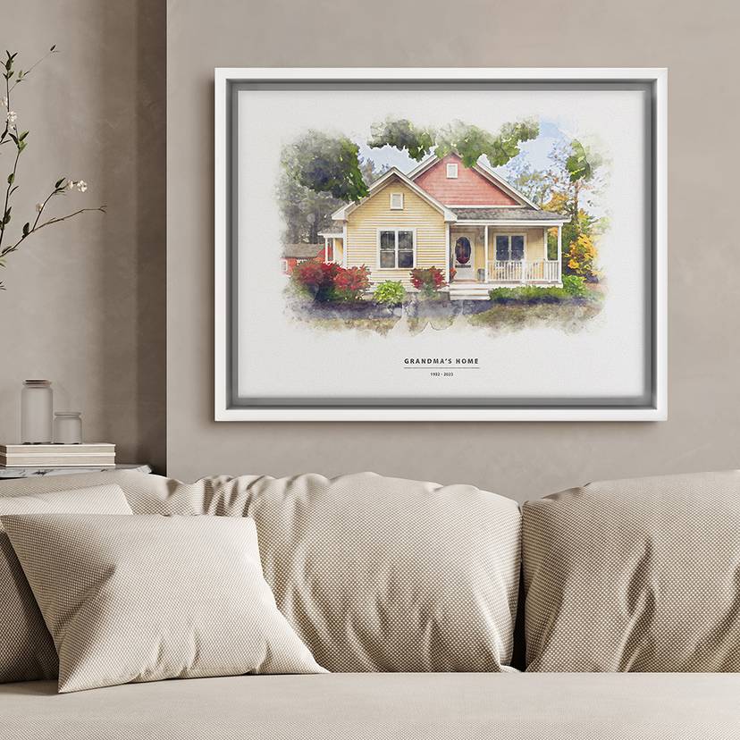 Watercolor Journey - Custom Canvas Art | Lime & Lou