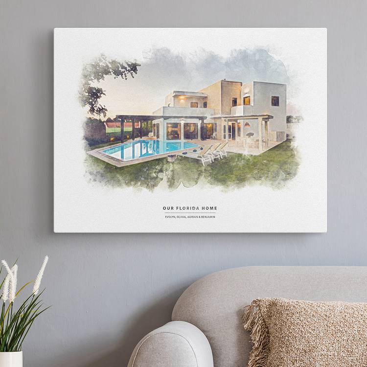 Watercolor Journey - Custom Metal Art - Lime And Lou