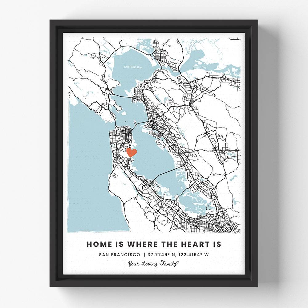 Create your own Custom Map Prints - Lime & Lou