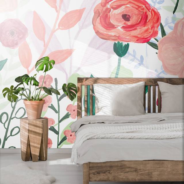 Bloom Baby Bloom - Wall Mural Art | Lime & Lou