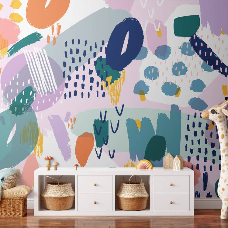 Bold Dreams - Abstract Peel and Stick Wall Mural | Lime & Lou