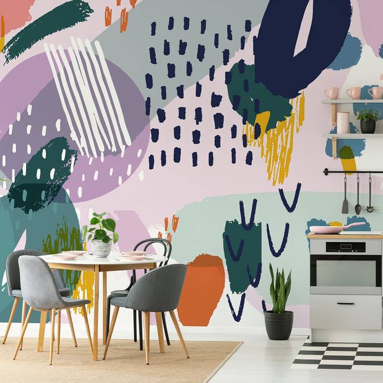 Bold Dreams - Abstract Peel and Stick Wall Mural | Lime & Lou