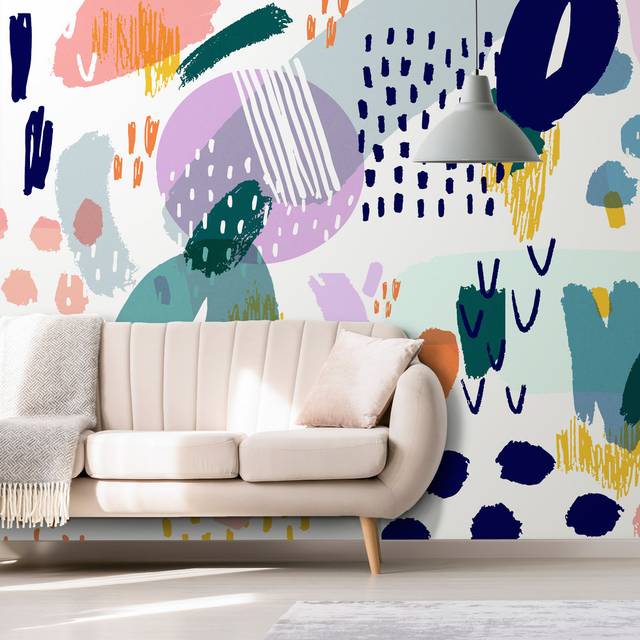 Bold Dreams - Abstract Peel and Stick Wall Mural | Lime & Lou