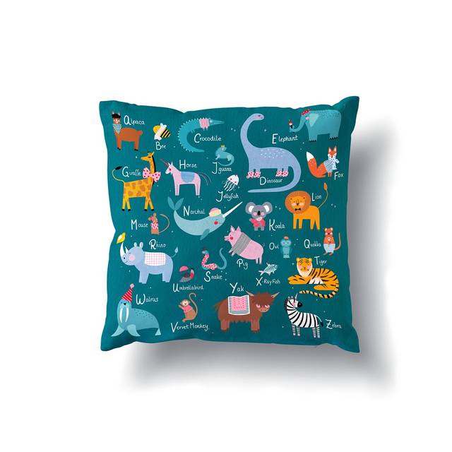 My Animal Alphabet Pillow | Lime & Lou
