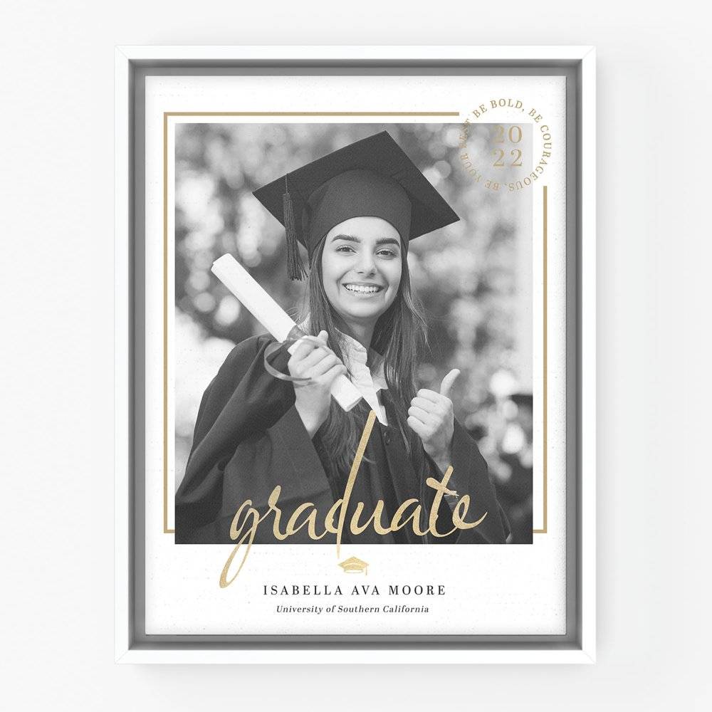 Ode to the Future - Custom Graduation Canvas | Lime & Lou