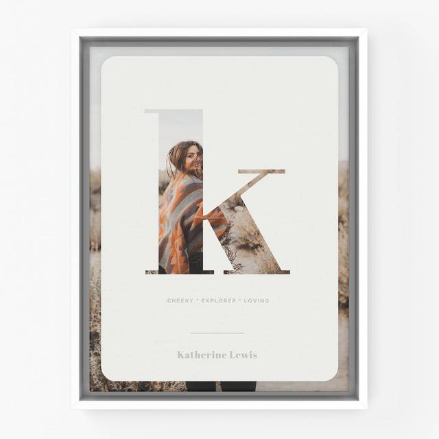 Photo Letter Art - Custom Photo Canvas | Lime & Lou